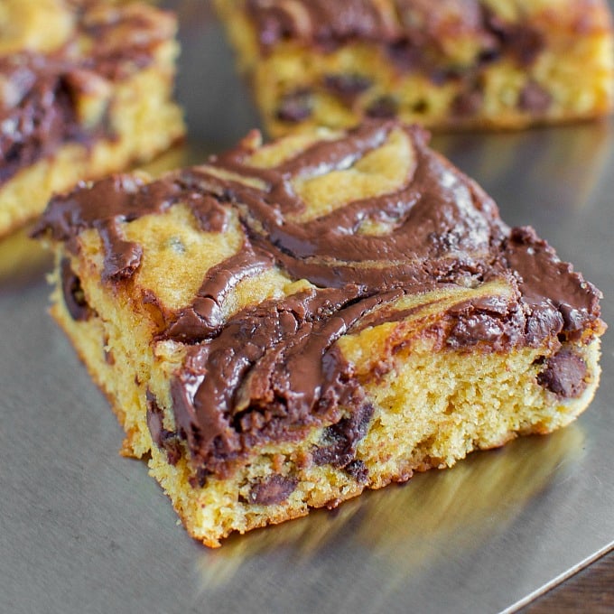 Nutella Pumpkin Swirl Snack Cake - Back for Seconds